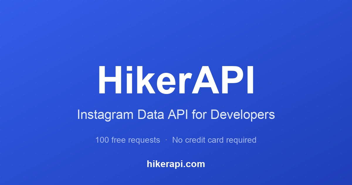 Instagram Graph API: Followers, Count, Follow User + Code | HikerAPI